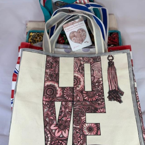 Brighton | Bags | Nwt Brighton Canvas Totes Shoppers | Poshmark